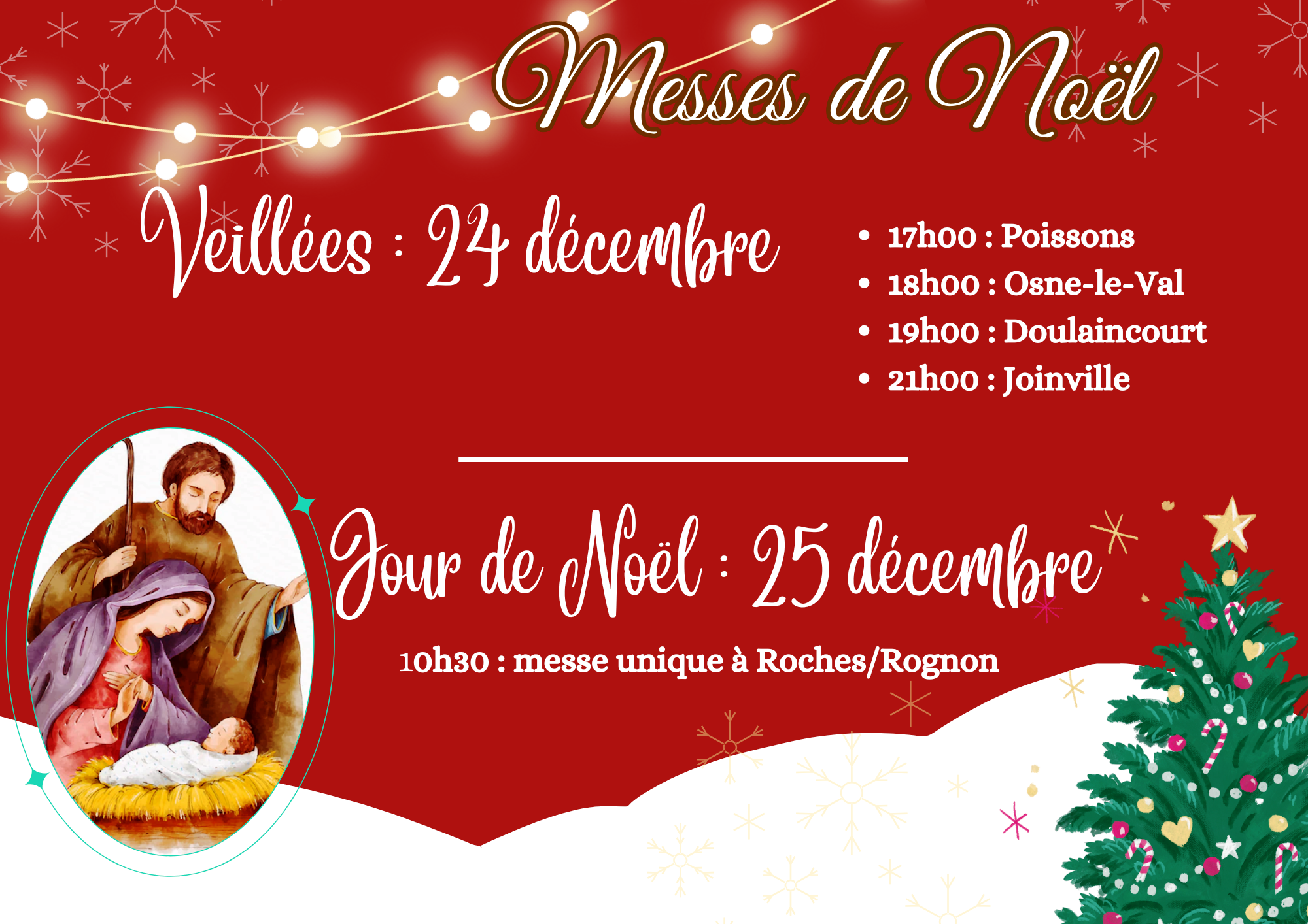 Joyeux Noël à tous... - Eglise catholique à Joinville (52)